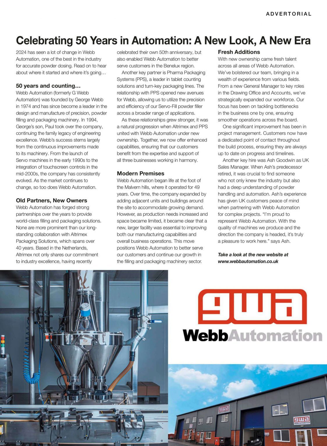 Webb Automation | Article Food Processing Magazine
